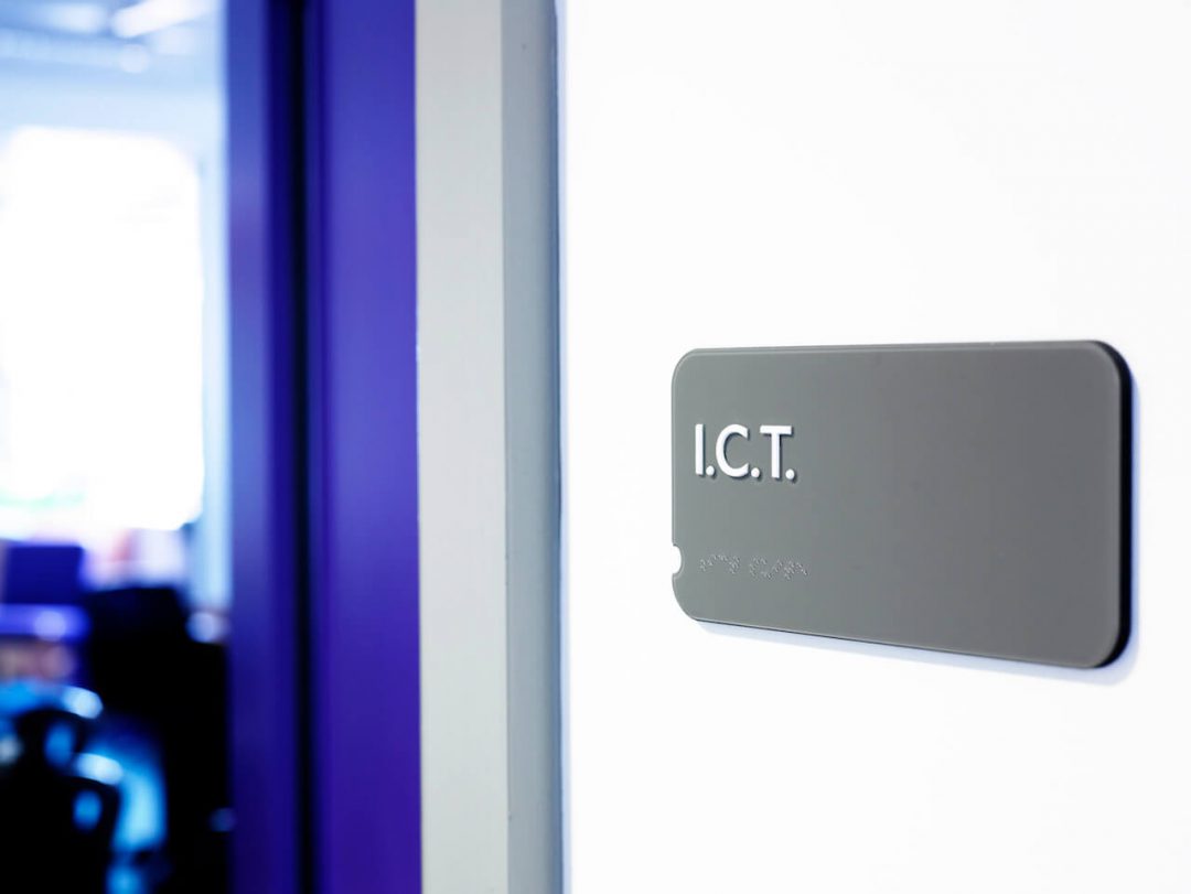 Milecastle Primary School - Picto Sign | Wayfinding and Signage