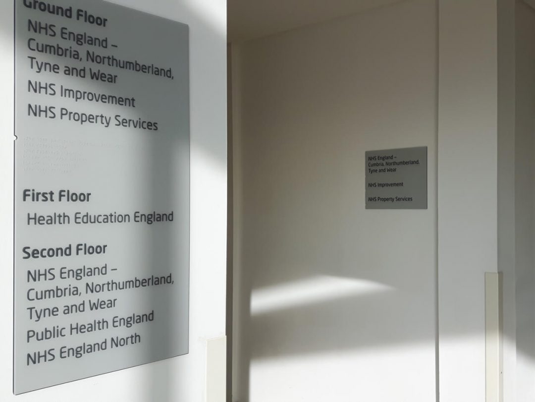 NHS England - Picto Sign | Wayfinding and Signage