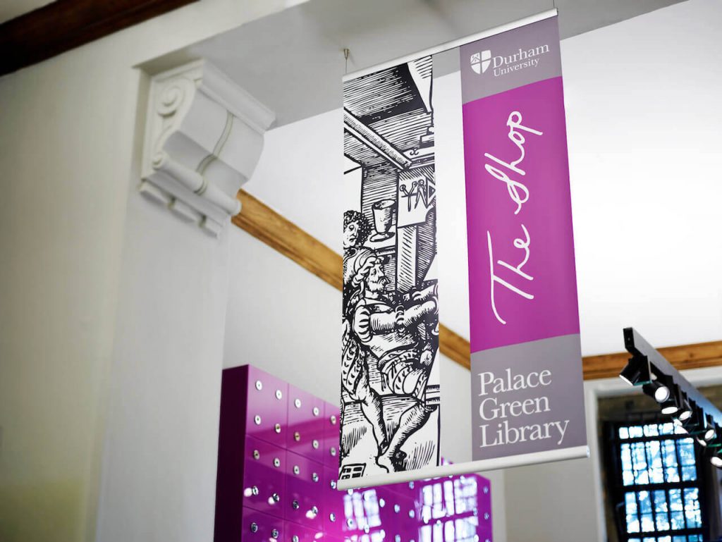 Palace Green Library - Picto Sign | Wayfinding and Signage