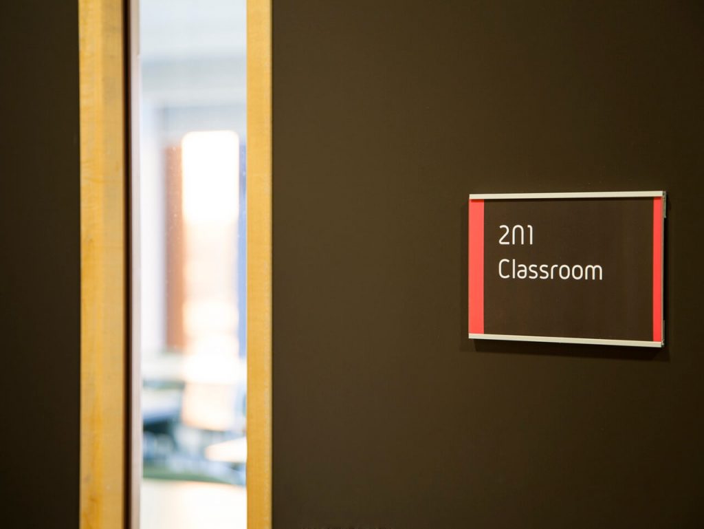 Rochdale Sixth Form College - Picto Sign | Wayfinding and Signage